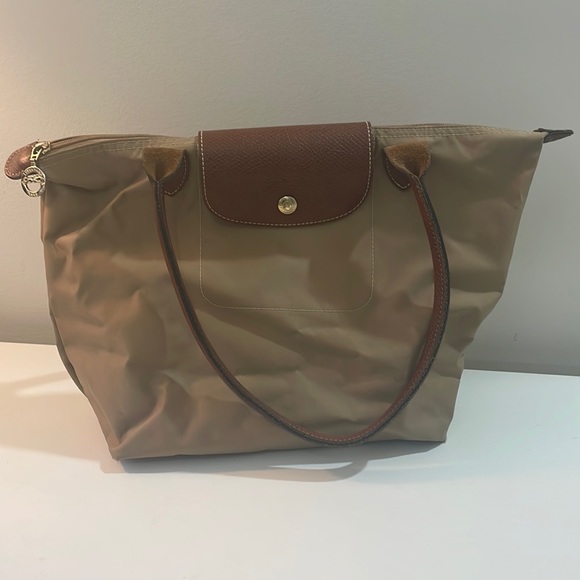 Longchamp | Bags | Longchamp Le Pliage Tan Bag | Poshmark